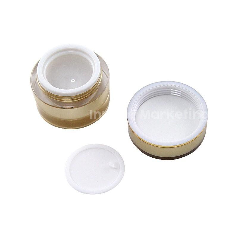 POT ACRYLIC 10gr gold/POT AKRILIK/POT KOSMETIK/POT CREAM/POT KRIM ...
