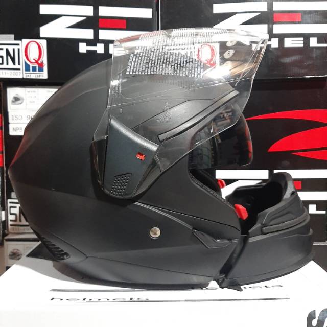 Jual HELM ZEUS 611C POLOS BLACK DOFF / ZEUS 611C BLACK MATT | Shopee ...