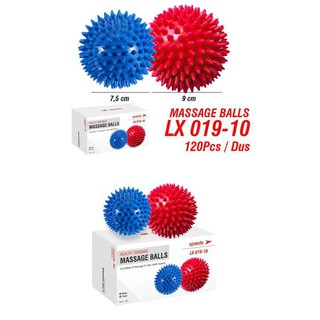 Jual Bola Berduri Terapi Pijat Massage Ball Terapi Syaraf Yoga 2 Pcs ...