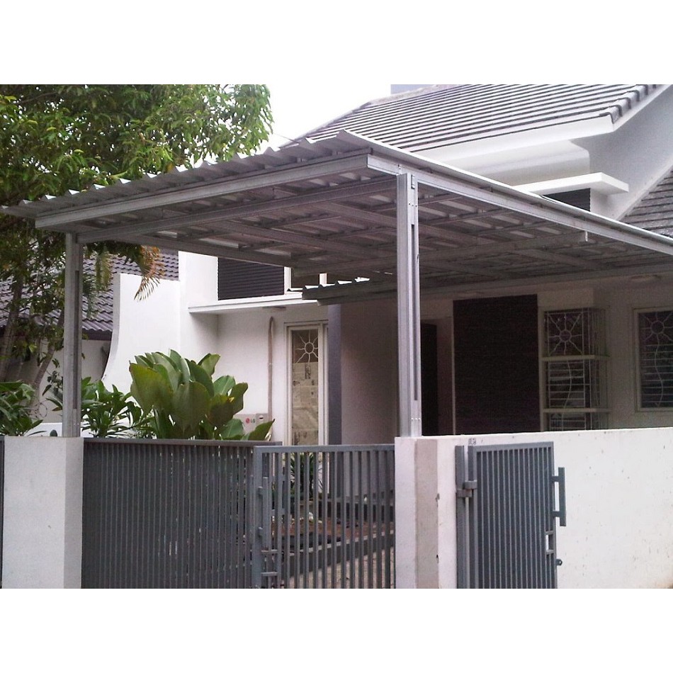 Jual #011 KANOPI BAJA RINGAN ATAP GALVALUM TEBAL 03 MM. ATAP KANOPI ...