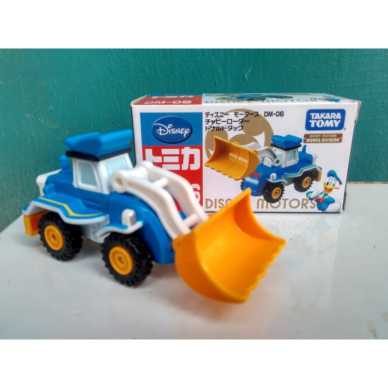 Jual Tomica Disney Motors DM-06 Chubby loader Donald duck Diecast harga murah | Shopee Indonesia