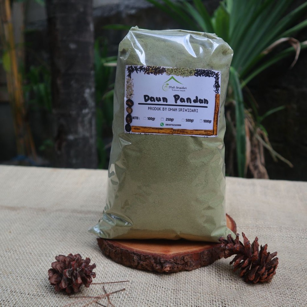 Jual Bubuk daun pandan wangi tanpa campuran - Pandan leaf powder 100% ...