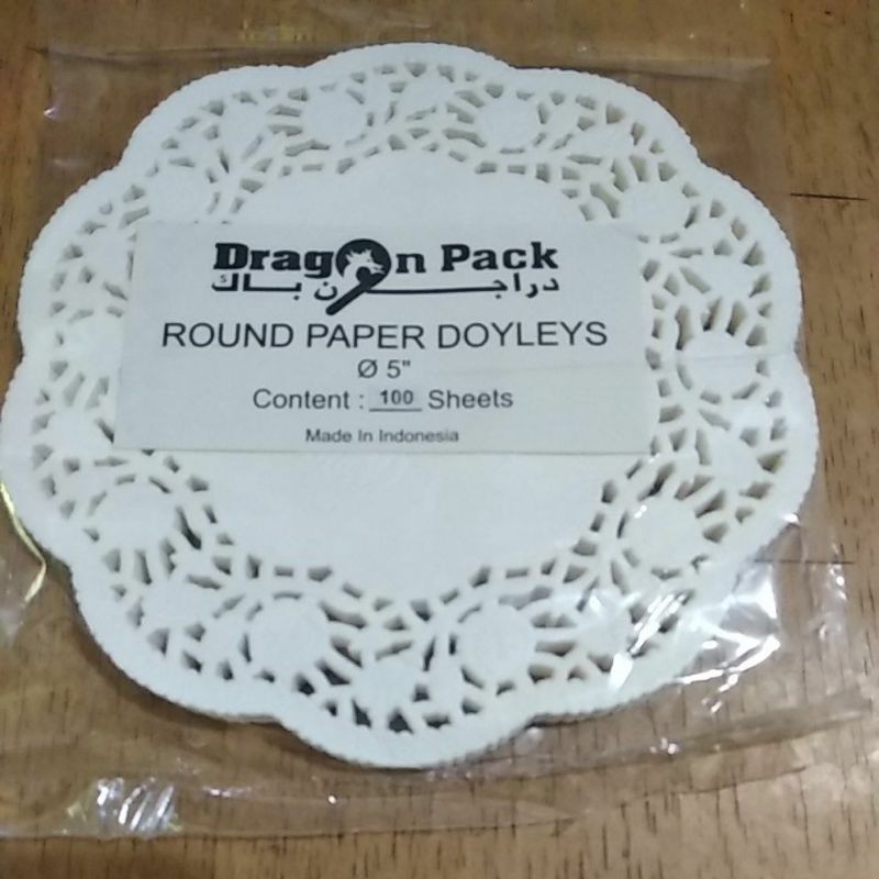 Jual Paper Doyleys 5" merek Dragon Pack | Shopee Indonesia