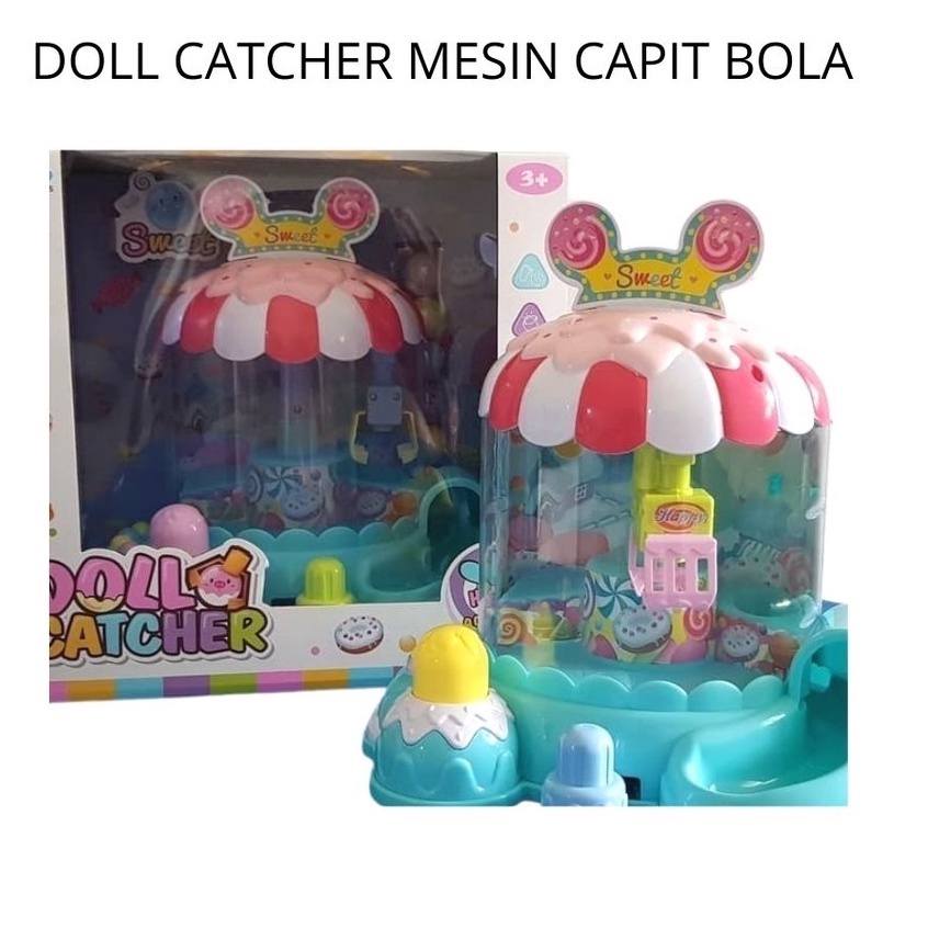 Jual MAINAN ANAK MESIN JEPIT BONEKA DOLL CATCHER MESIN CAPIT BOLA ...