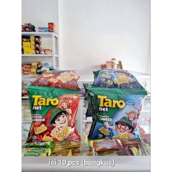 Jual Taro Net (renceng) isi 10 bungkus berat @10 gr rasa : potato ...