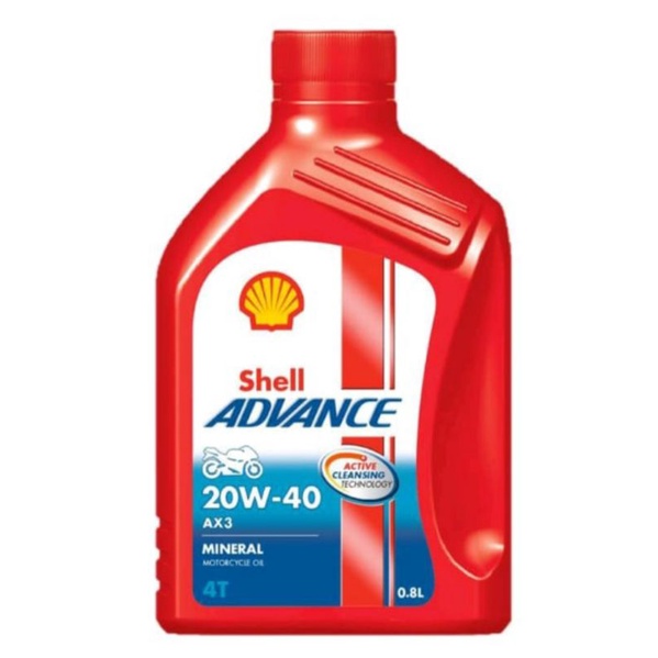 Jual Shell Advance AX3 20W-50 0.8 Liter oli motor Shell | Shopee Indonesia
