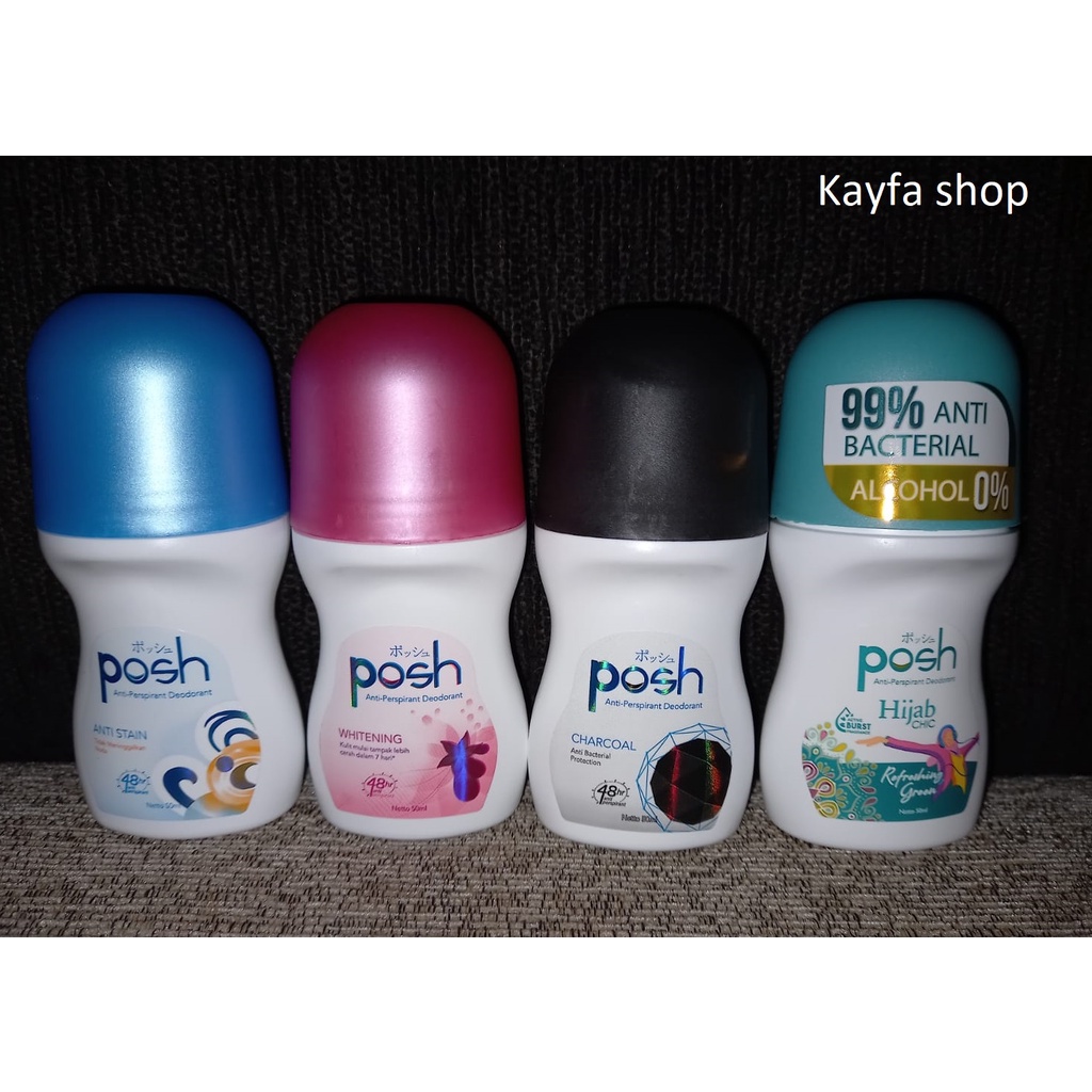 Jual POSH deodorant roll on 50 ml Indonesia|Shopee Indonesia