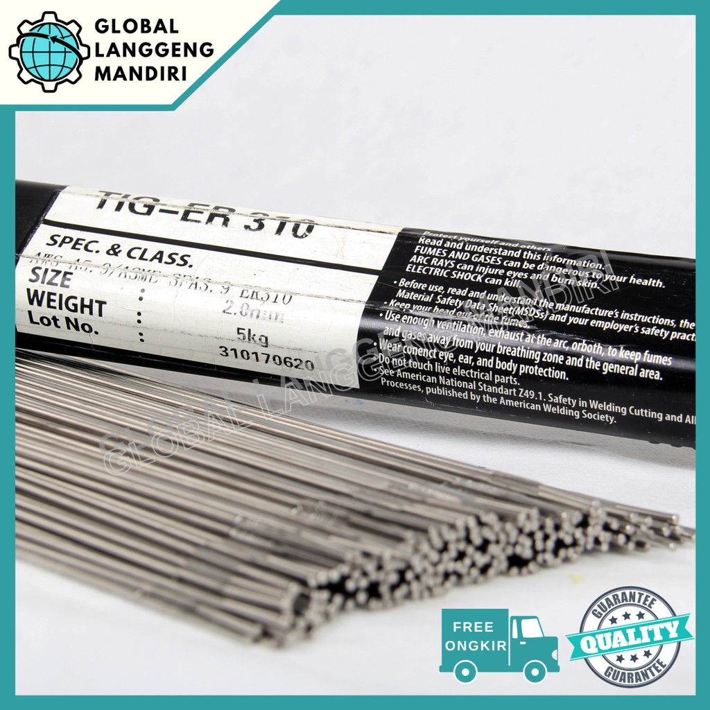 Jual KAWAT LAS ARGON CPROWELD TIG ER310L 2.0MM (1KG) / ER 310L FILLER ARGON | Shopee Indonesia