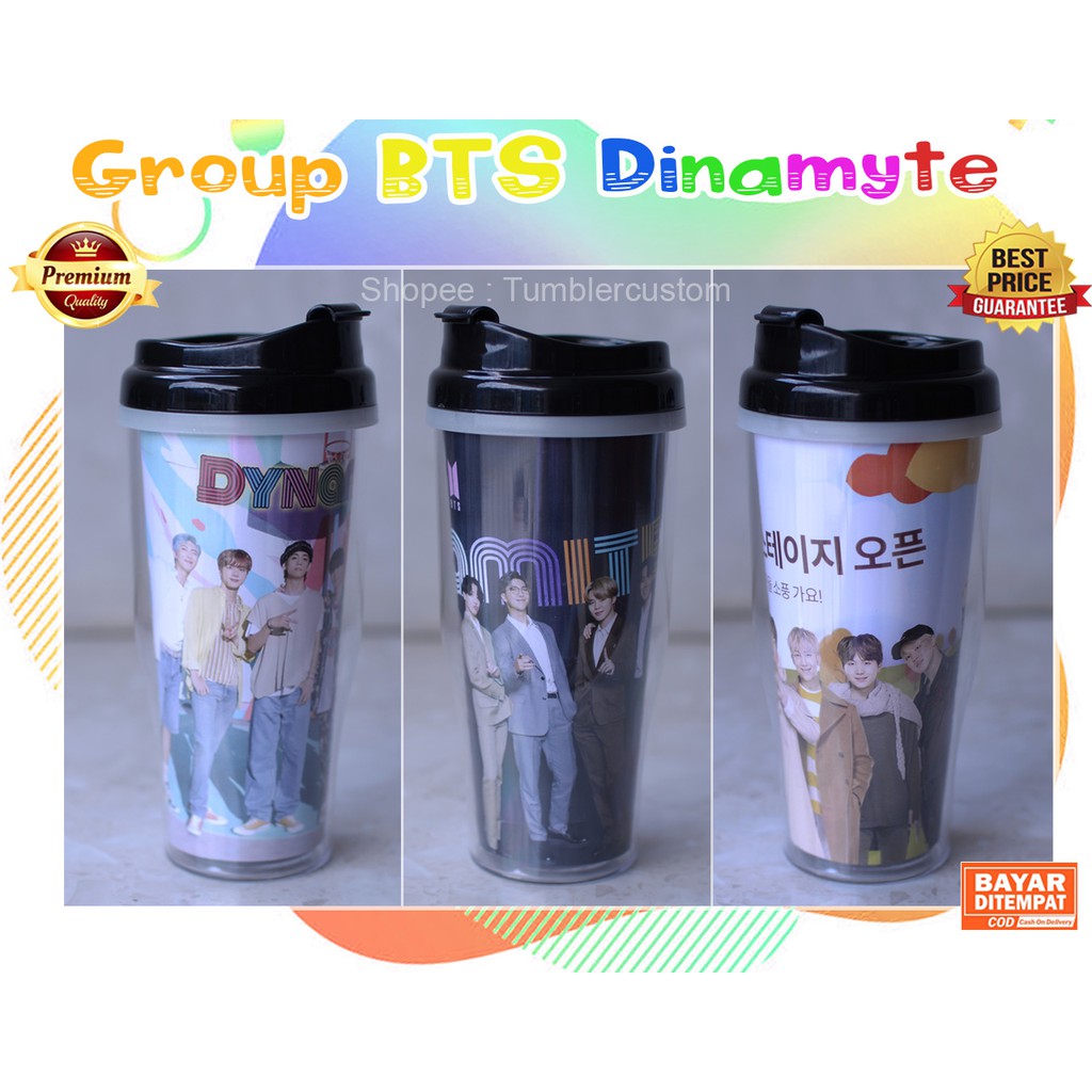 Jual Tumblr BTS Dynamite Group BTS Edition / Botol Minum Custom Kpop ...