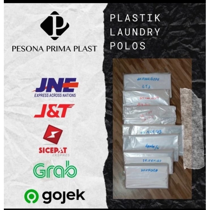 Jual PLASTIK LAUNDRY PP POLOS 50X75 1KG | Shopee Indonesia