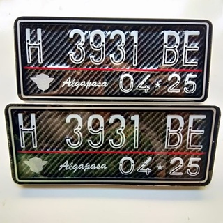 Jual plat custom / plat mika hologram karbon / plat motor modif akrilik ...