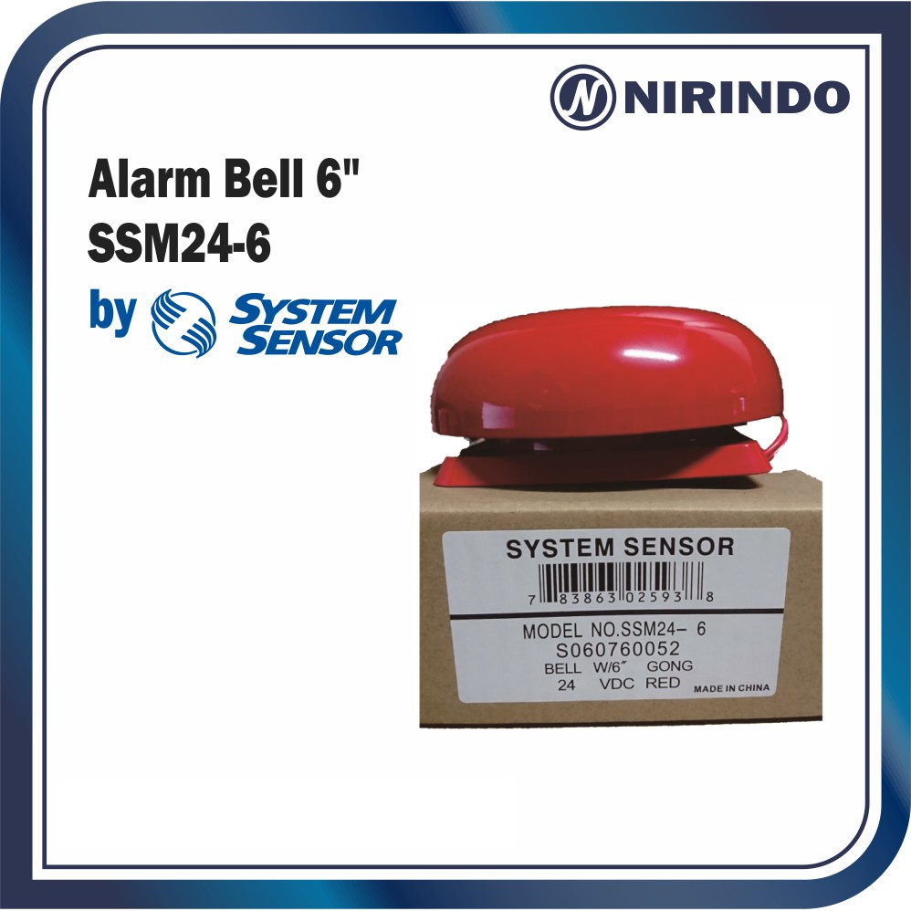 Jual Alarm Bell 6 Inch - 24VDC SSM24-6 System Sensor by Honeywell Indonesia|Shopee Indonesia