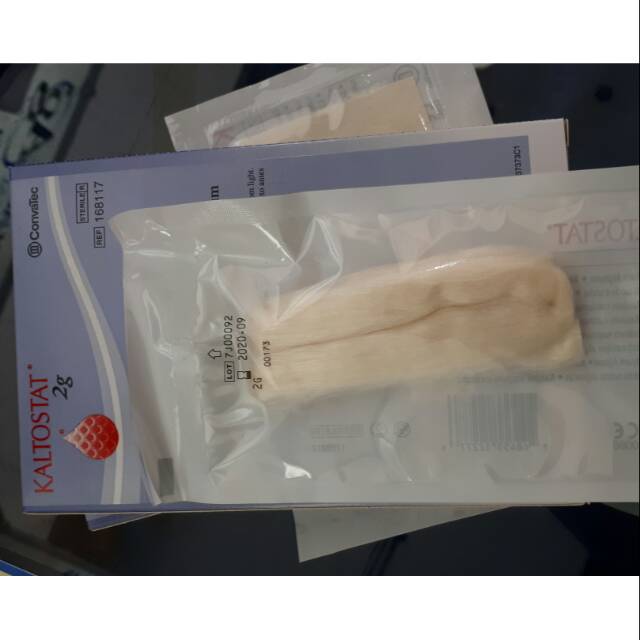 Jual Kaltostat Calcium-Sodium alginate Fibber dressing Rope 2gr ...