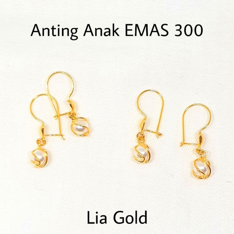 Jual Anting Anak EMAS ASLI Kadar 300 / 6K ( TOKO MAS LIA GOLD BEKASI ...