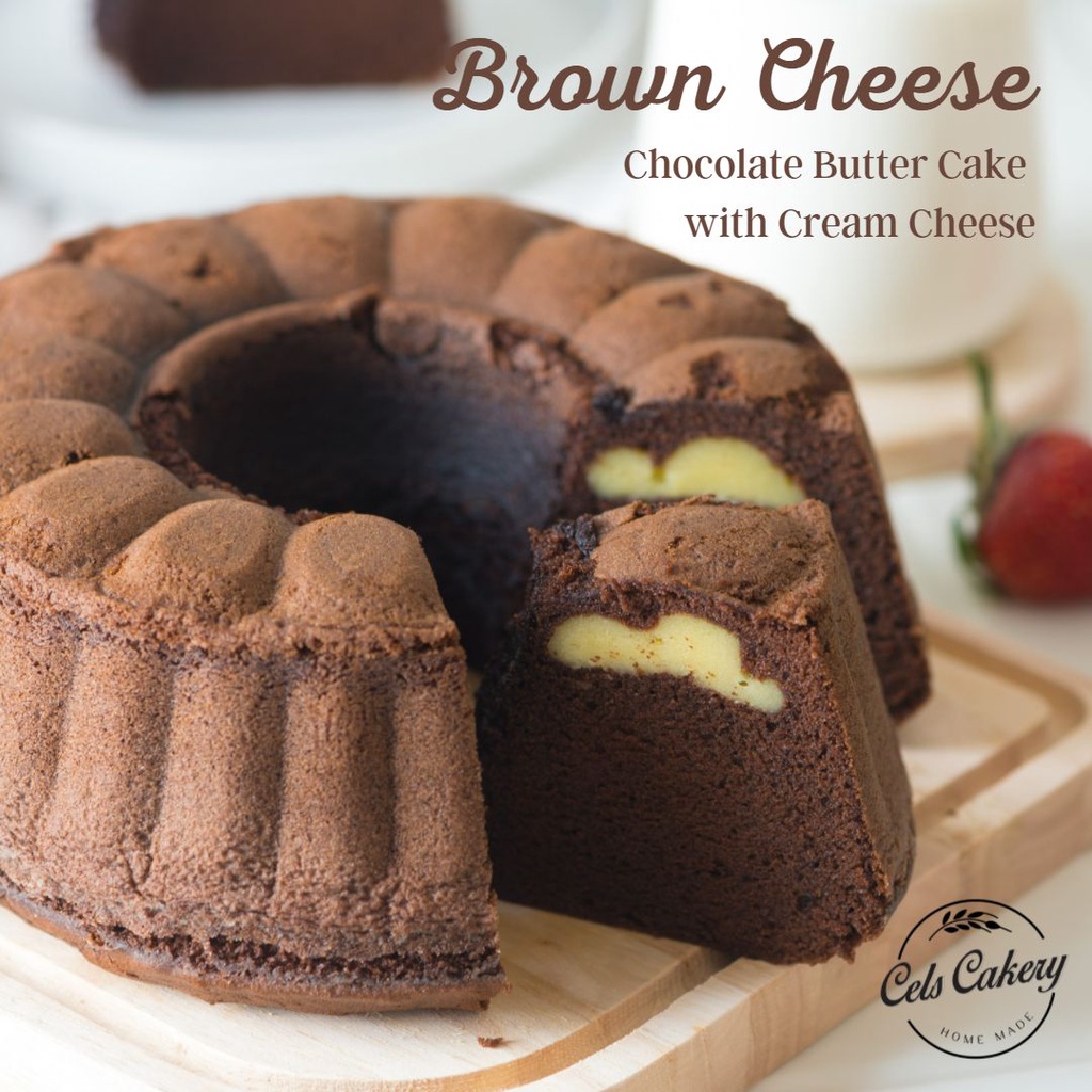 Jual Brown Cheese Cake / Butter Cake Coklat Keju / Bolu Coklat Keju ...