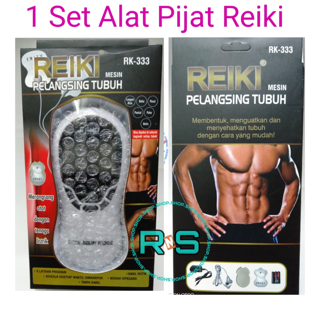 Jual Reiki Alat Pijat Modern Mesin Terapi Digital Full Set | Shopee ...