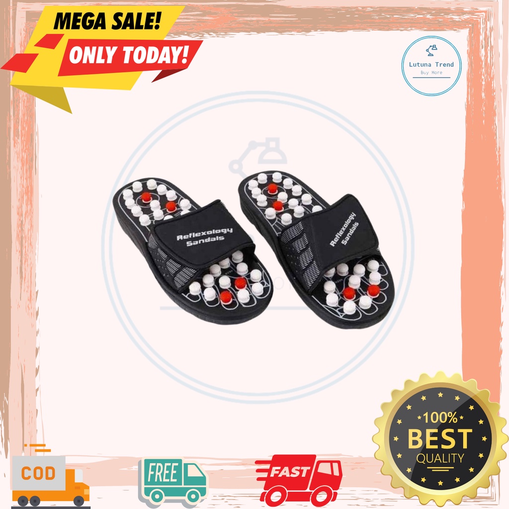 Jual Sandal Refleksi Akupuntur tajam tusuk kaki Obat Alat Terapi ...