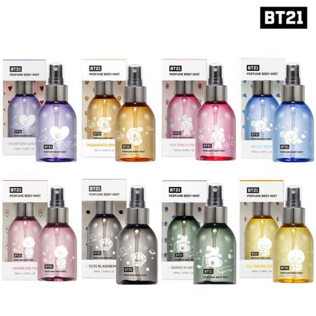 Jual (READY STOCK) Body Mist BT21 / Bodymist BT21 | Shopee Indonesia