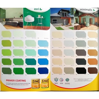 Jual CAT TEMBOK ENVI 1KG MIXING WARNA STEM | Shopee Indonesia
