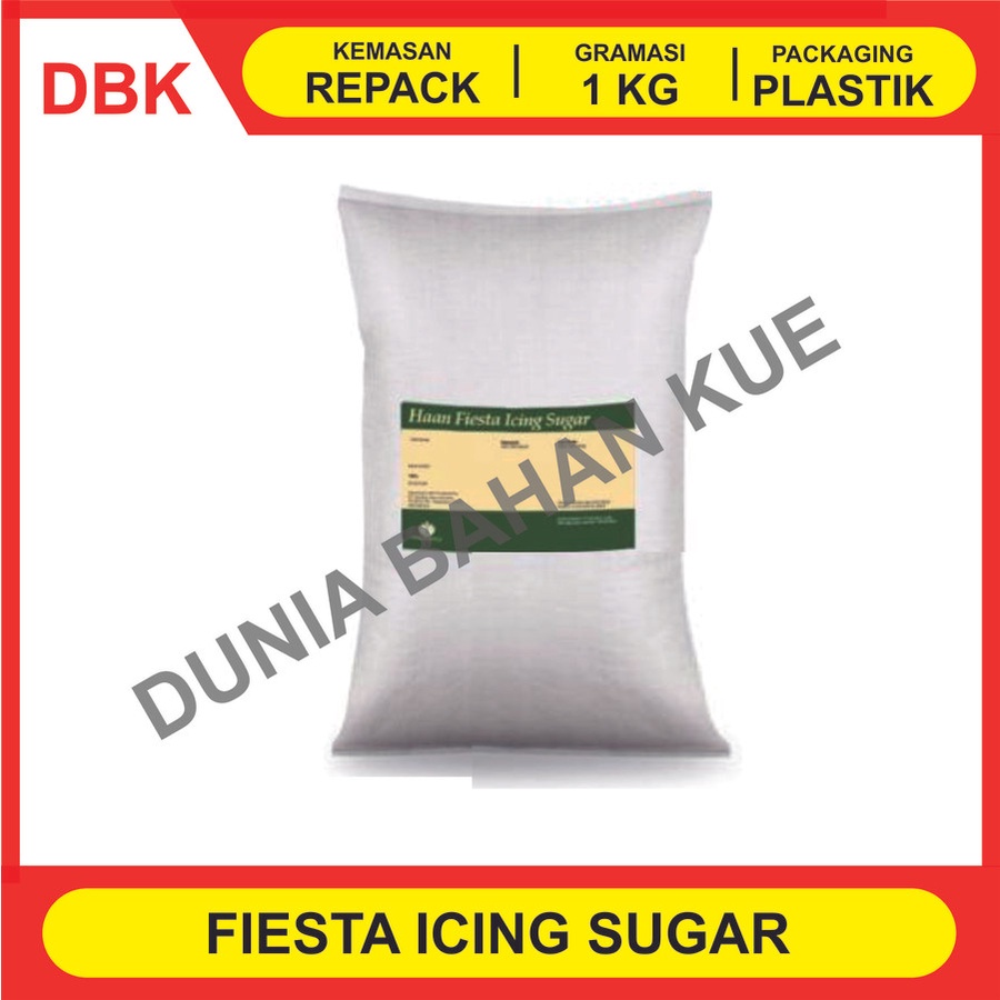 Jual FIESTA ICING SUGAR REPACK 1 KG / GULA ICING / GULA DONAT /GULA ...