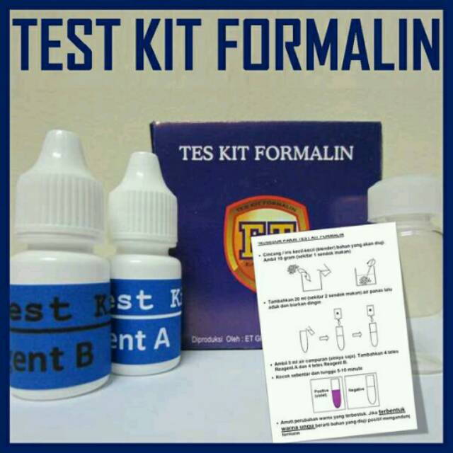 Jual COD Alat Uji Test Kit Formalin Tipe 1 Paling Sering Digunakan Di ...