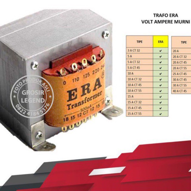 Jual Trafo travo 5A ampere 32V CT Era murni tembaga | Shopee Indonesia