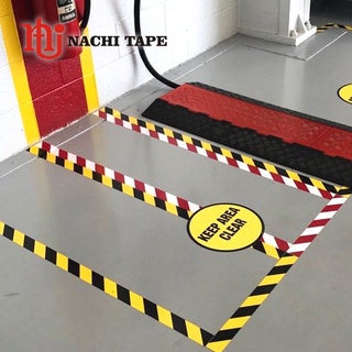 Jual Nachi PVC Floor Marking Tape Lakban Pembatas Lantai Isolasi Plakban Selotip Police Line ...