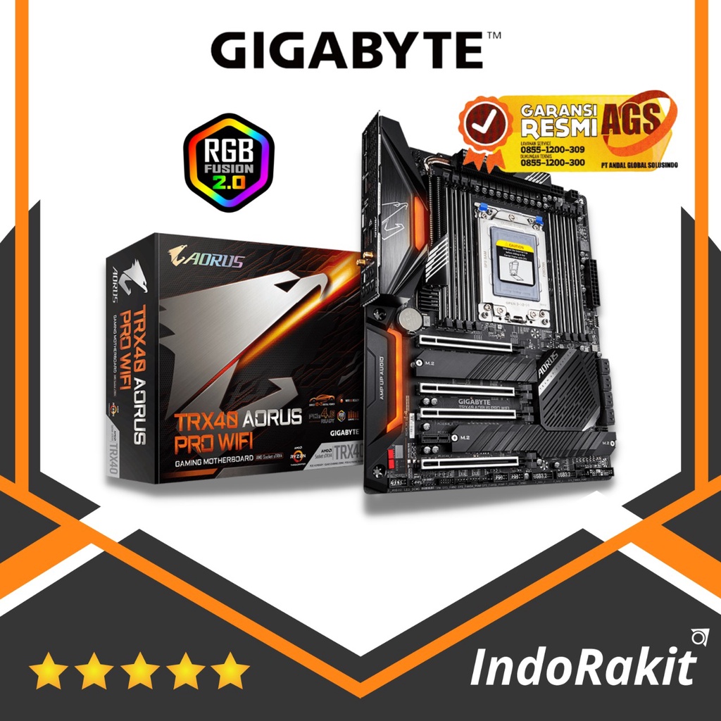 Jual GIGABYTE TRX40 AORUS PRO WIFI - Motherboard AMD Threadripper ...
