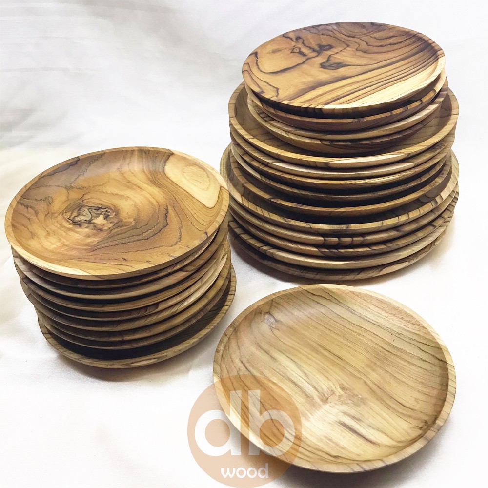 Jual Piring Kayu 15cm Indonesia|Shopee Indonesia