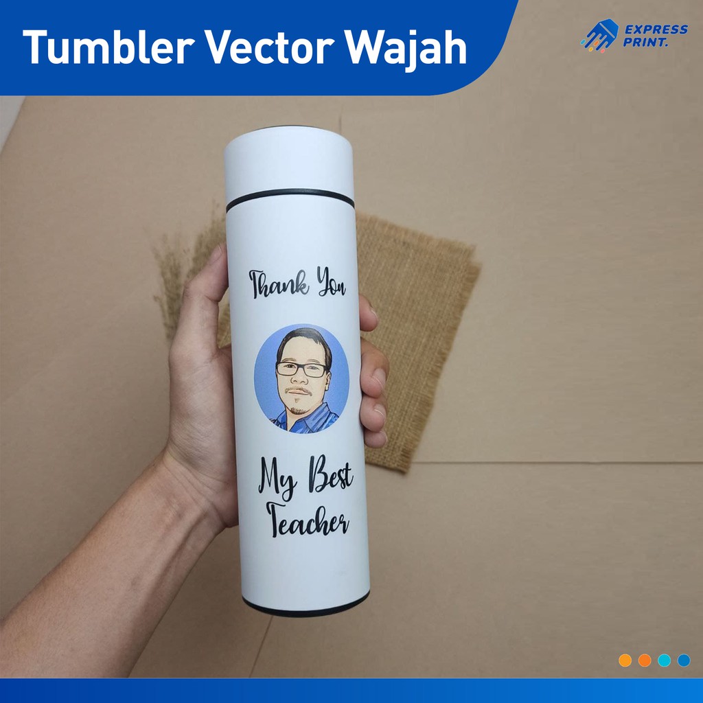 Jual Cetak Tumbler Wajah Vector, Tumbler Custom Vector (Sudah Gratis ...