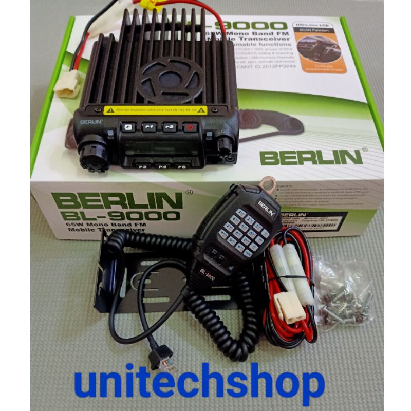 Jual Rig Berlin BL-9000 Radio mobil BL9000 VHF 65watt | Shopee Indonesia