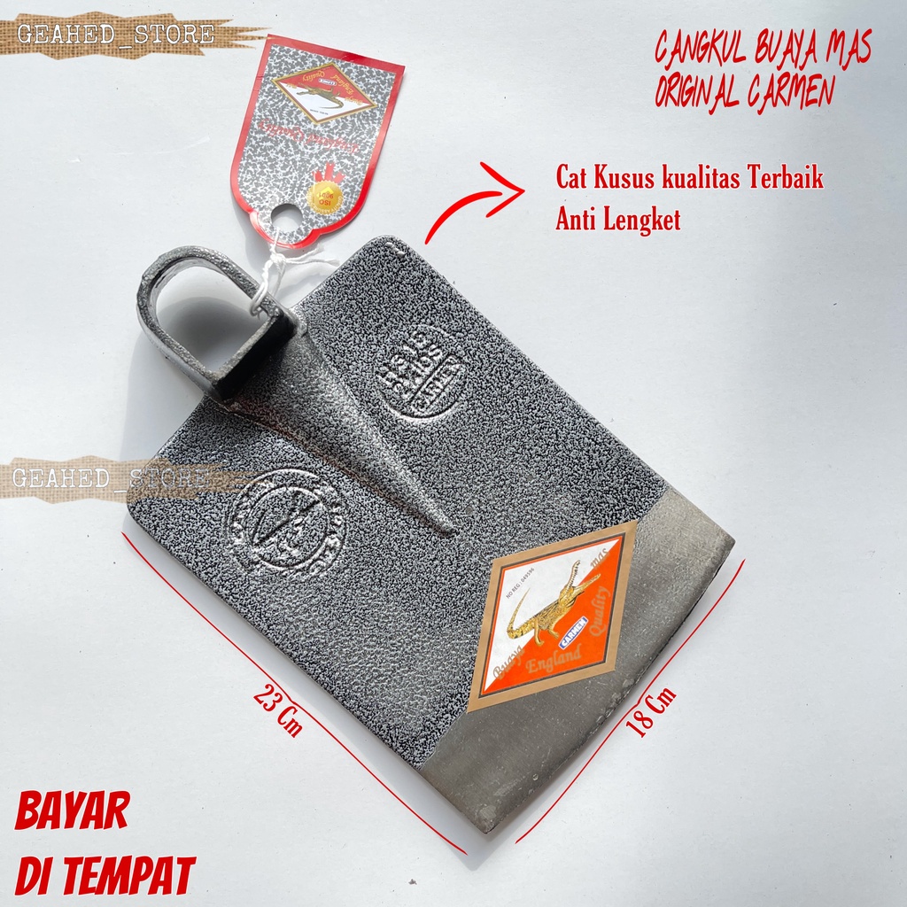 Jual Cangkul Pacul Buaya Mas Carmen Export Quality / Pacul Sawah Anti ...