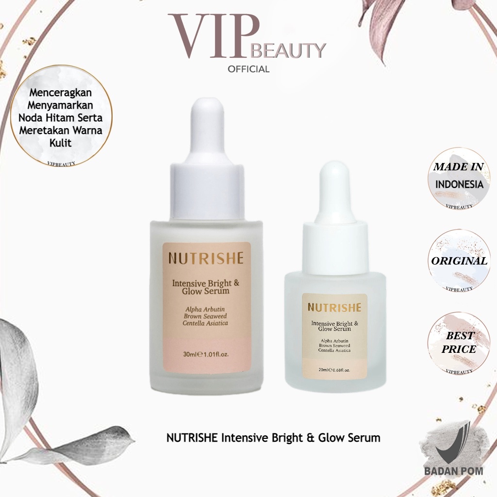 Jual NUTRISHE Intensive Bright & Glow Serum 20ml / 30ml | Shopee Indonesia