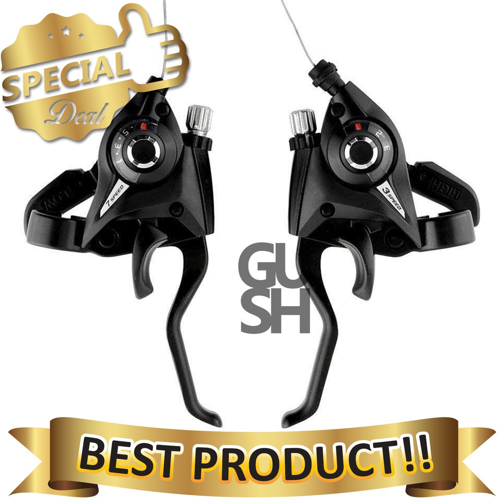Jual Shimano Speed Shifter Brake Rem Hidrolik Sepeda 7 Speed 2 PCS ...