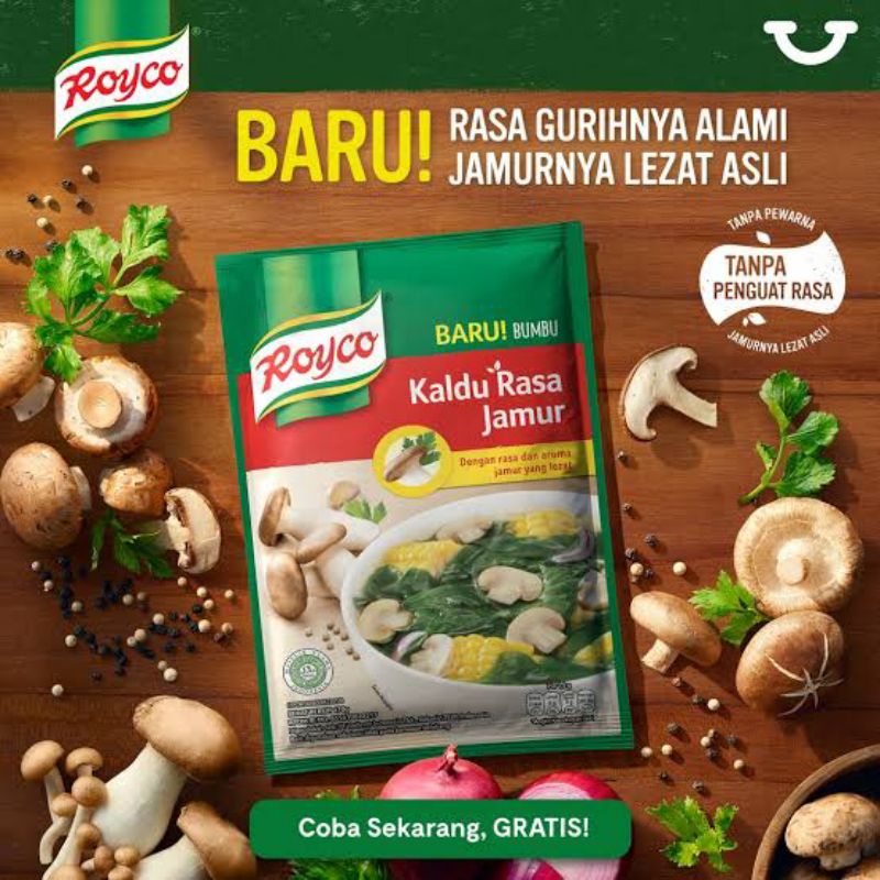 Jual Royco Rasa kaldu Jamur Penyedap Rasa/ Kaldu Untuk Gorengan.Tumis.Sayuran dll | Shopee Indonesia