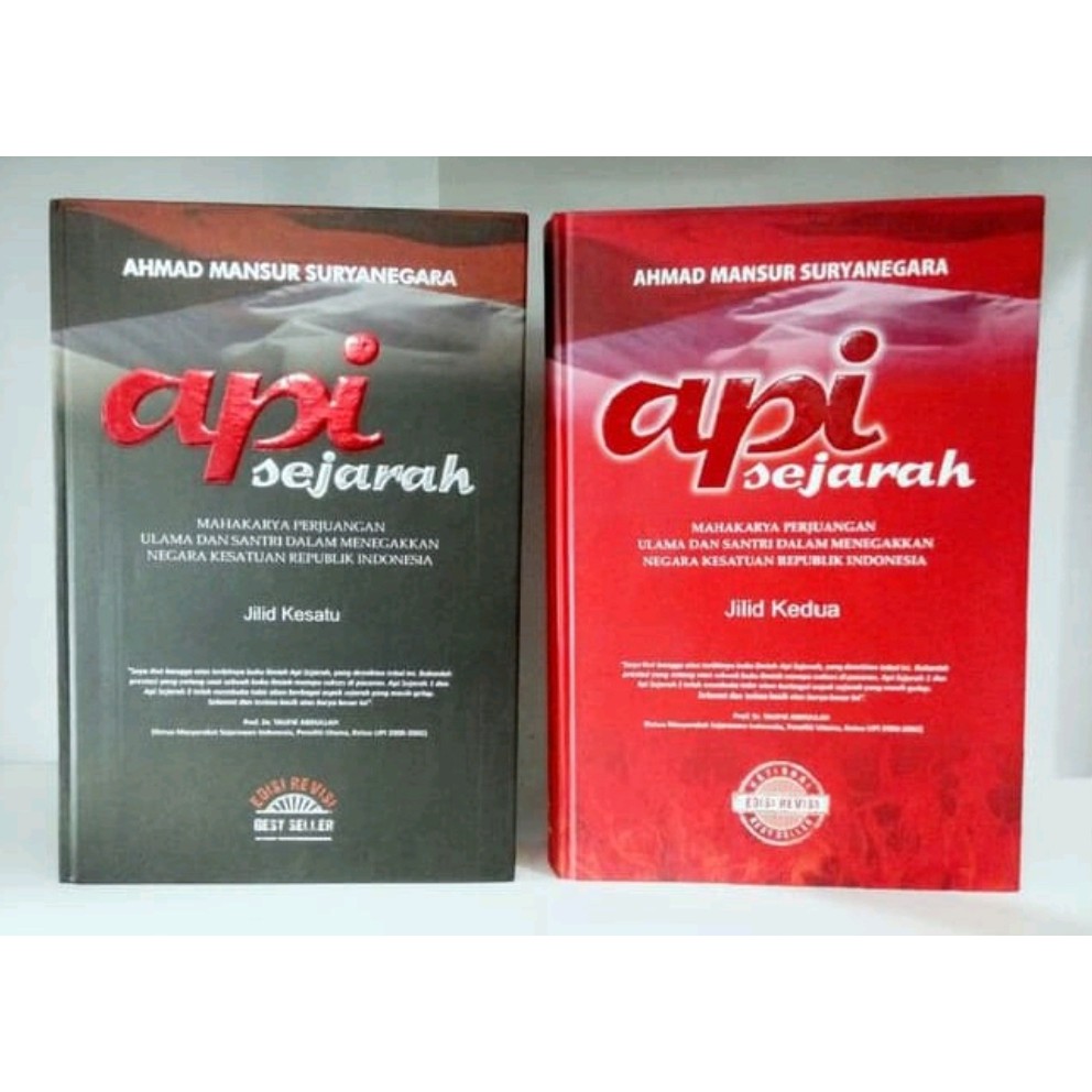 Jual Buku paket Api sejarah jilid 1 & 2 edisi revisi by ahmad mansur ...