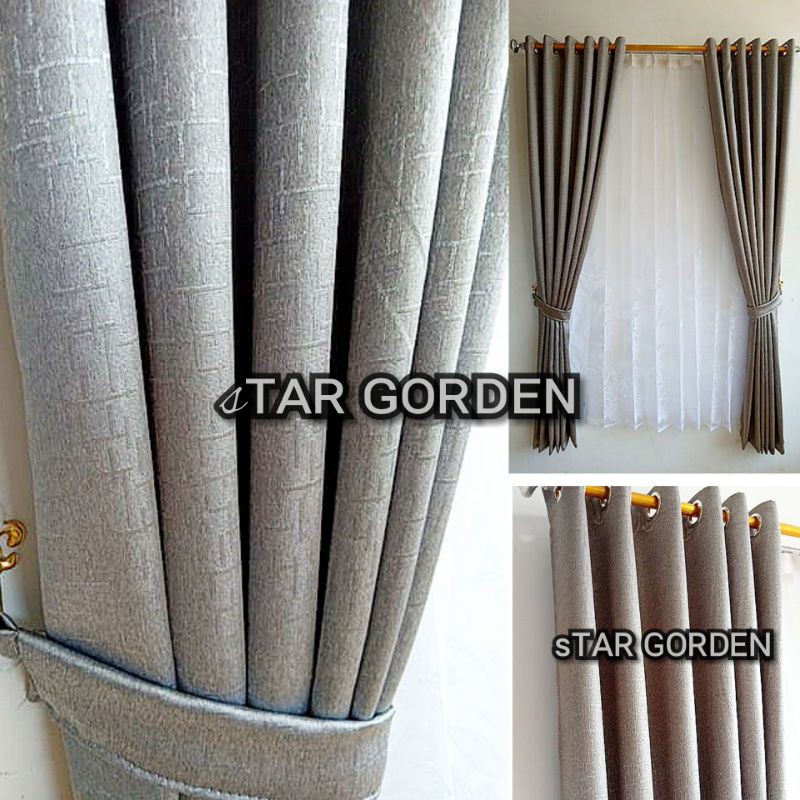 Jual korden/gorden blackout lembut tebal tidak tembus pandang size-L ...