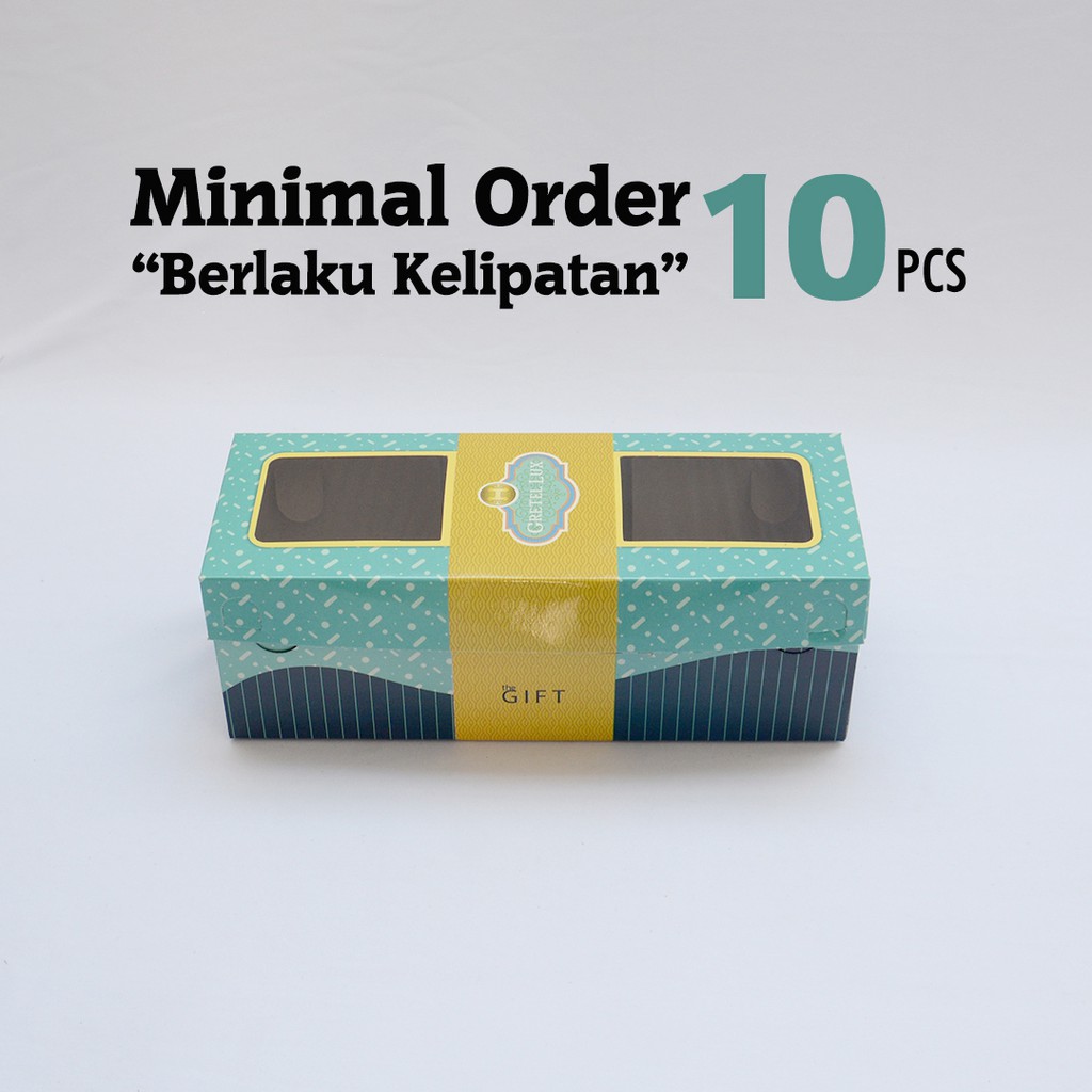 Jual Dus Box Bolu Gretel Lux / Dus Box Kue Bolu Ukuran 25 x 9 x 8,5 cm ...