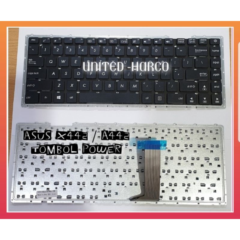 Jual KEYBOARD LAPTOP NOTEBOOK ASUS VIVOBOOK A442 A442U A442UF A442UQ ...
