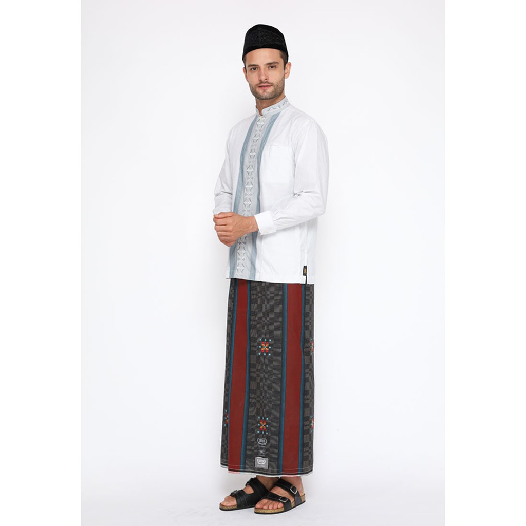 Jual Sarung BHS Silver Classic motif Songket DAM Hitam Merah | Shopee ...