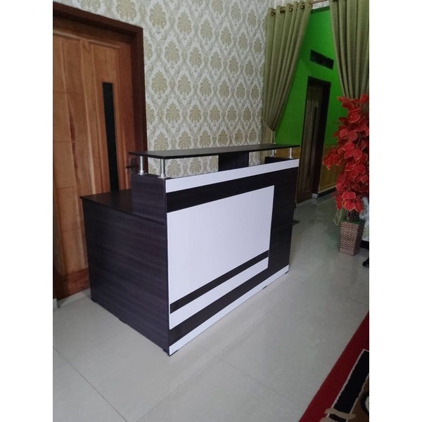 Jual MEJA RESEPSIONIS MEJA KASIR MINIMALIS TERMURAH Indonesia|Shopee ...