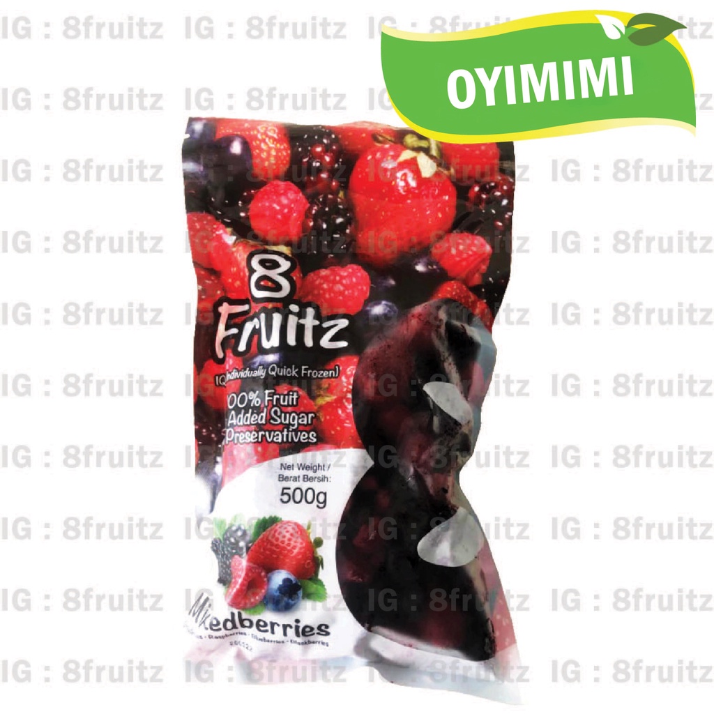 Jual 8 Fruitz frozen mixed berry/frozen mixed berries/frozen mix berry ...