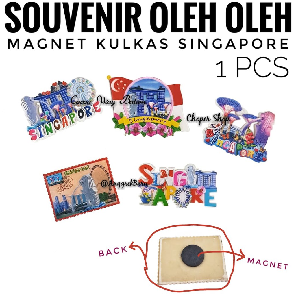Jual Tempelan Kulkas Oleh Oleh Singapore | Shopee Indonesia
