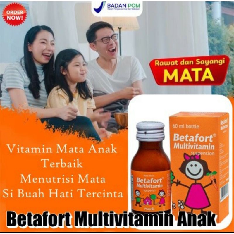 Jual Betafort multivitamin / vitamin mata anak 60ml | Shopee Indonesia