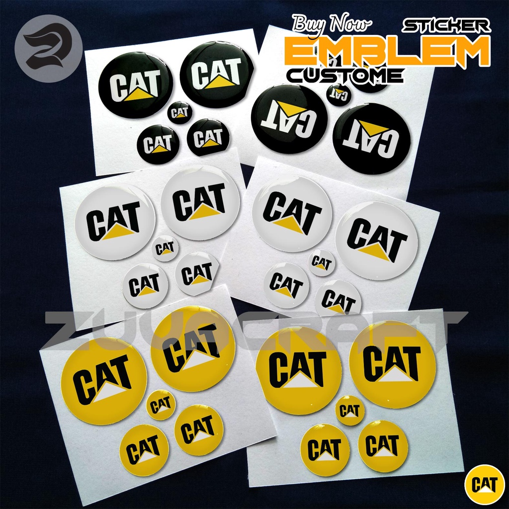 Jual STIKER MOTOR 1 SET STIKER MOTOR LOGO CAT CATTERPILLAR STIKER NMAX ...