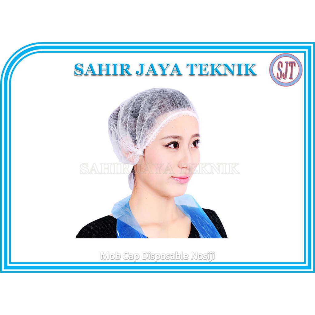Jual Nurse cap Tutup kepala Mob Cap Hairnet Hair cover Hair Cap Warna ...