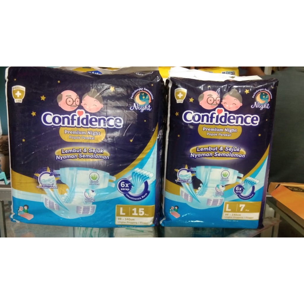 Jual Popok Dewasa Confidence Premium Night Adult Diapers ukuran L ... Jual Popok Dewasa Confidence Premium Night Adult Diapers ukuran L ...