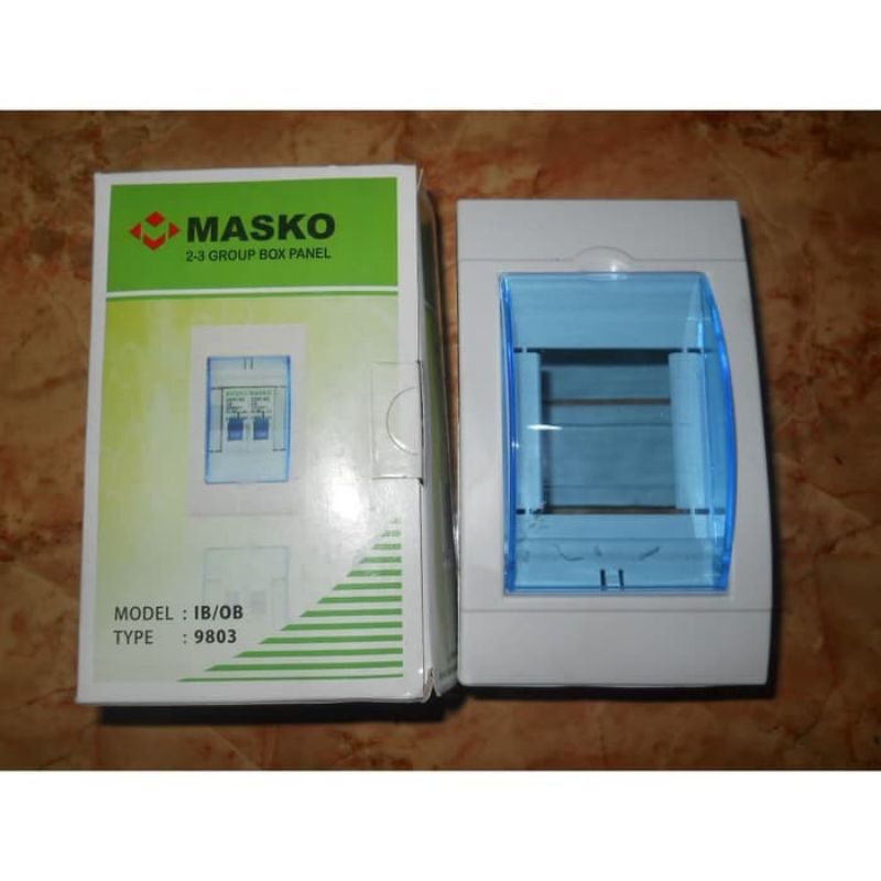 Jual Box Mcb MASKO 2-3 Group 9803 / Box Panel Inbow / Outbow | Shopee ...