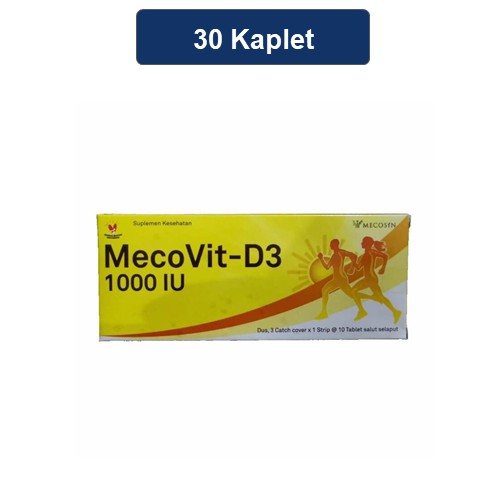 Jual Mecovit D3 Suplemen Kesehatan 1000 IU 30 Tablet | Shopee Indonesia