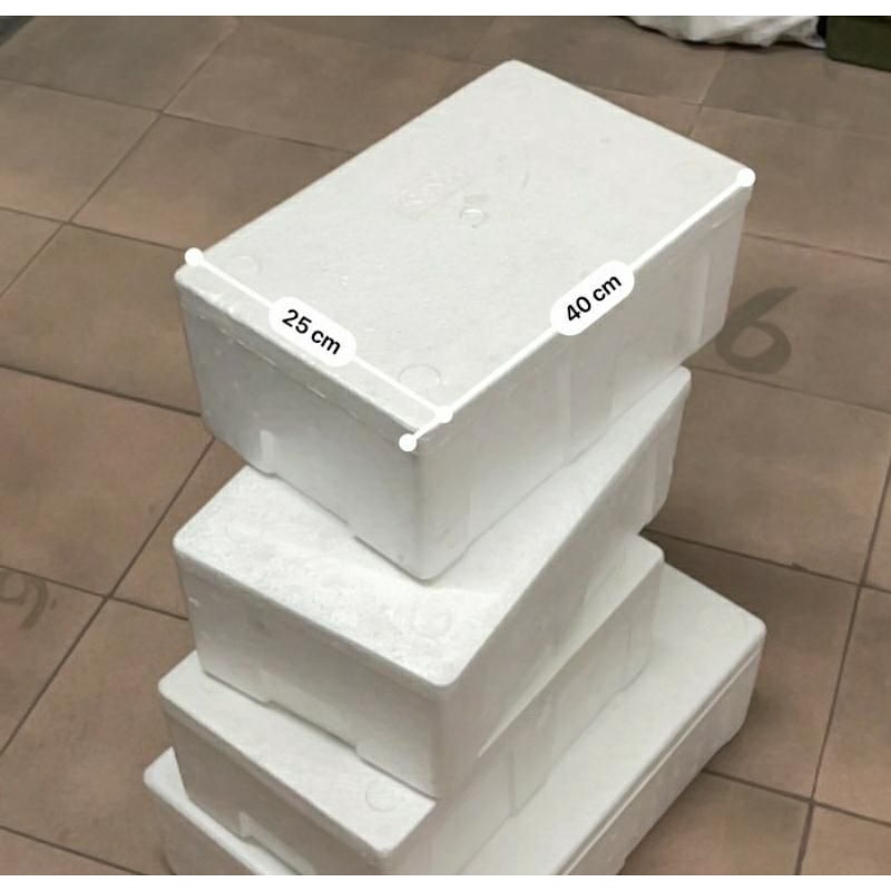 wadah kontainer hidroponik 5 liter Styrofoam box 5 liter | pgmall